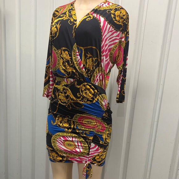 Dresses | Vibrant Multicolor Dress | Poshmark